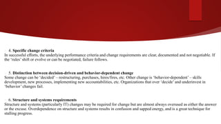 SUCCESS & FAILURE OF ORGANIZATION DESIGN | PPT