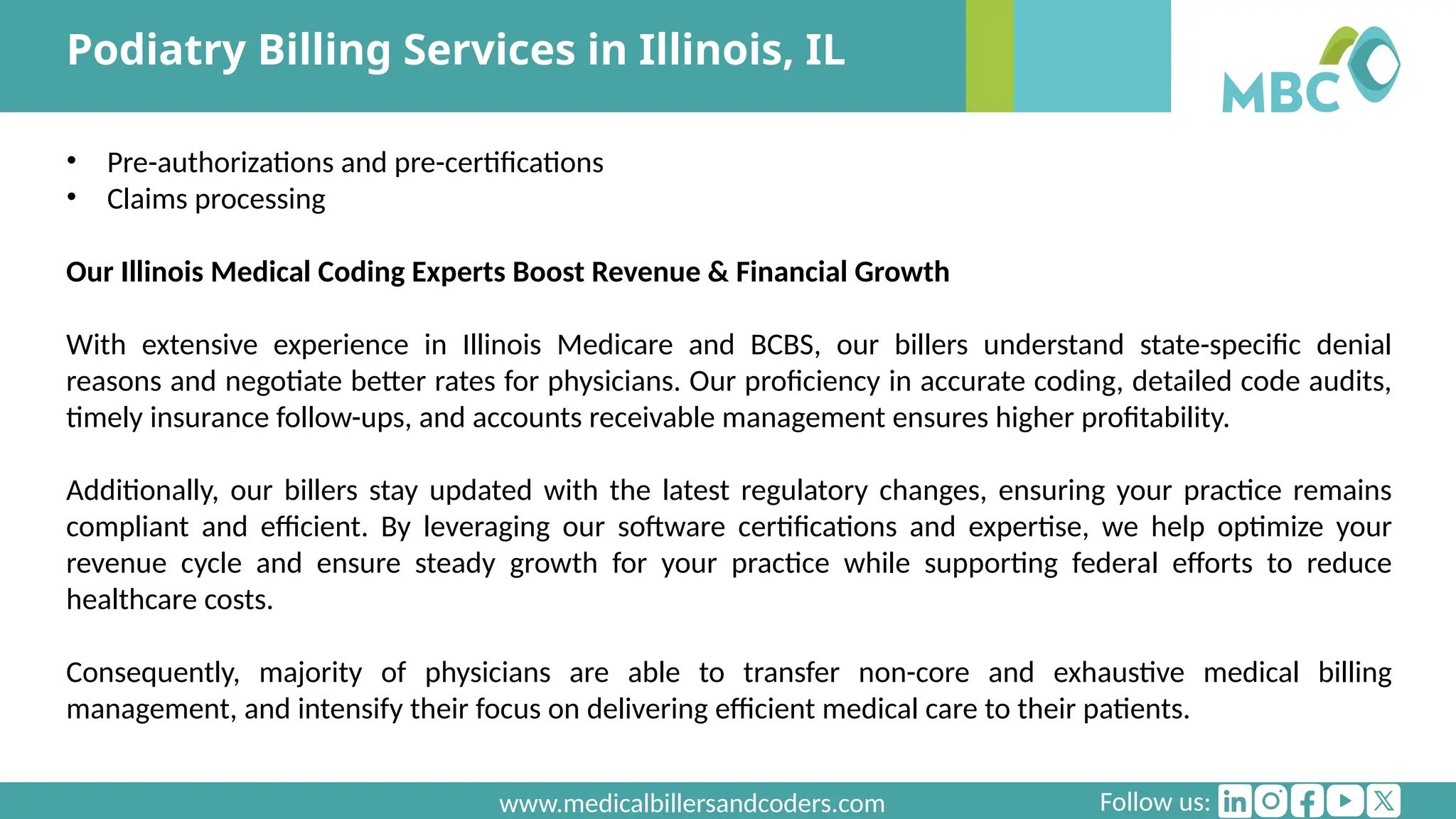 Podiatry Billing Services in Illinois, IL.pptx