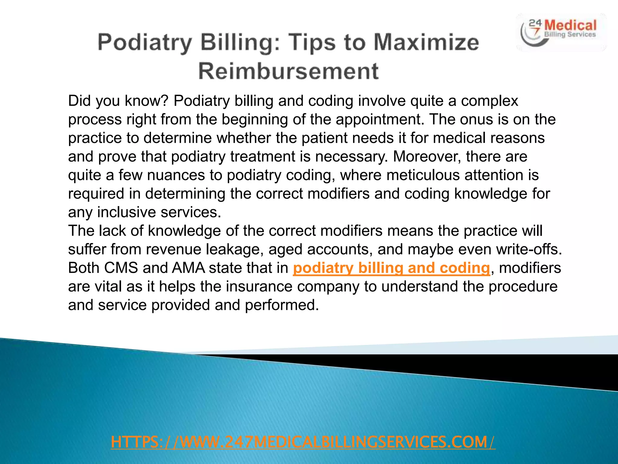 Podiatry Billing Tips to Maximize Reimbursement.pptx
