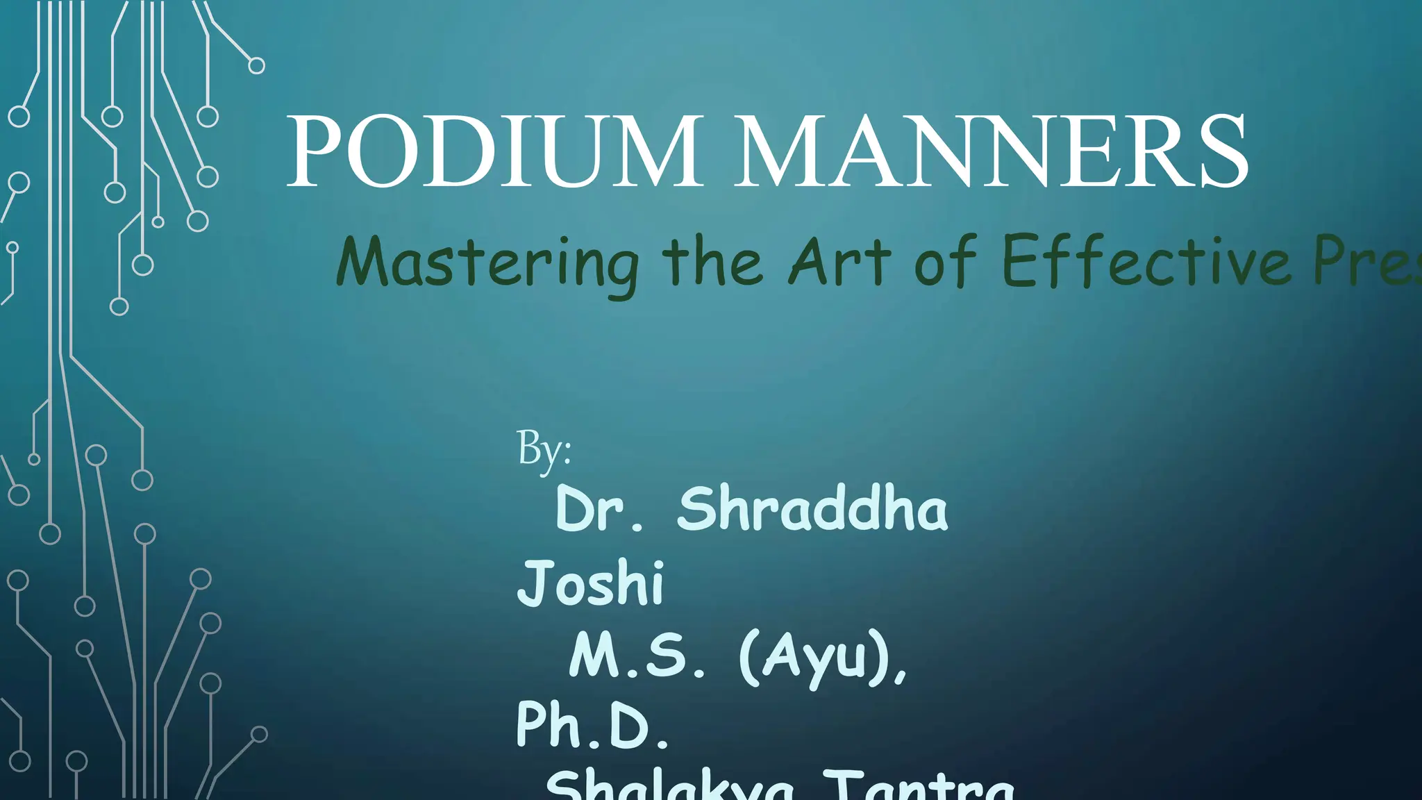 Podium manners during seminar presentation.pptx