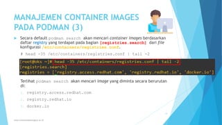 Podman - The Next Generation of Linux Container Tools | PDF