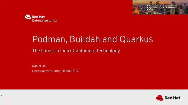 Podman, Buildah, and Quarkus - The Latest in Linux Containers ...