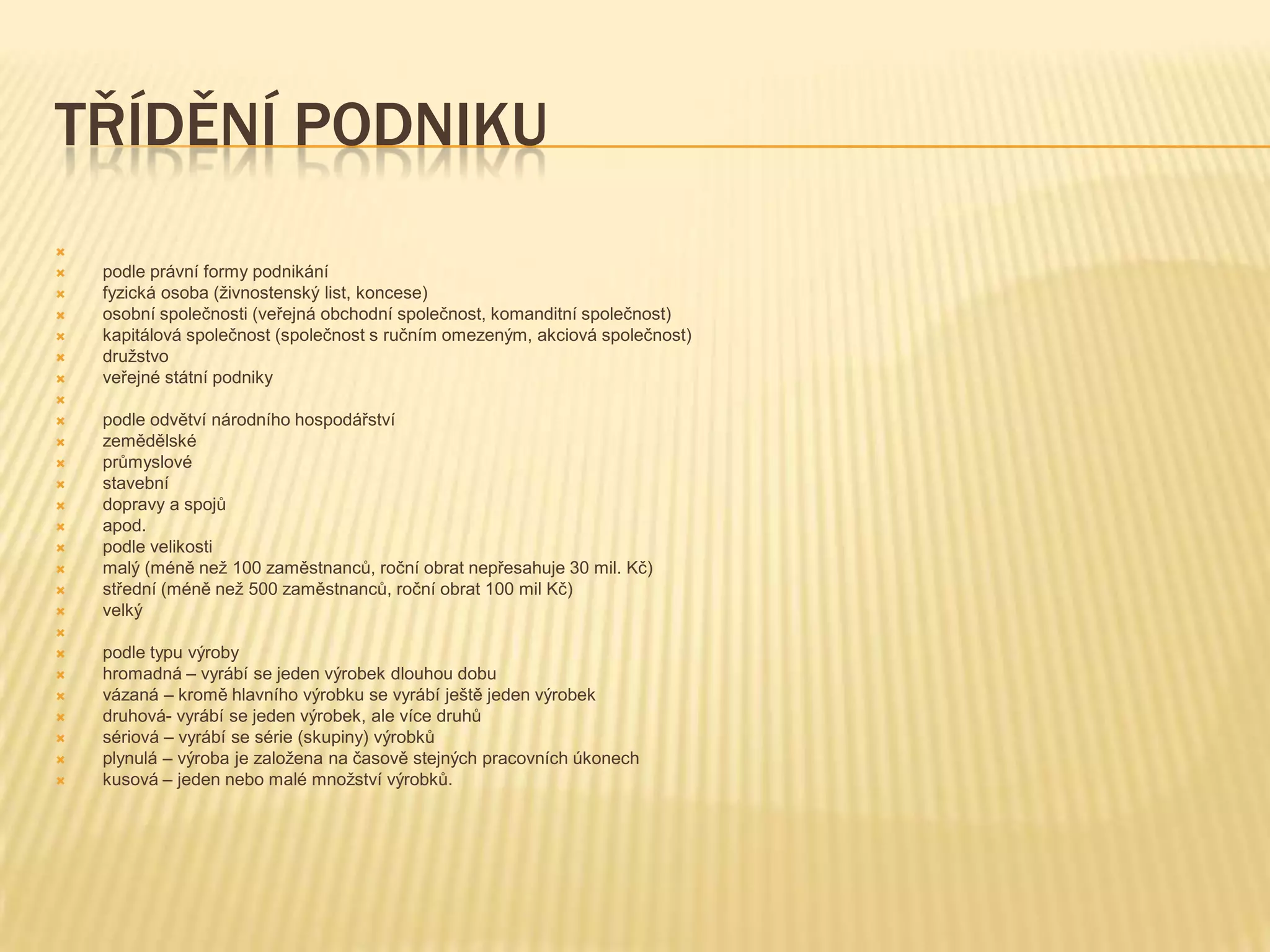 Podniková ekonomika podnik | PPTX