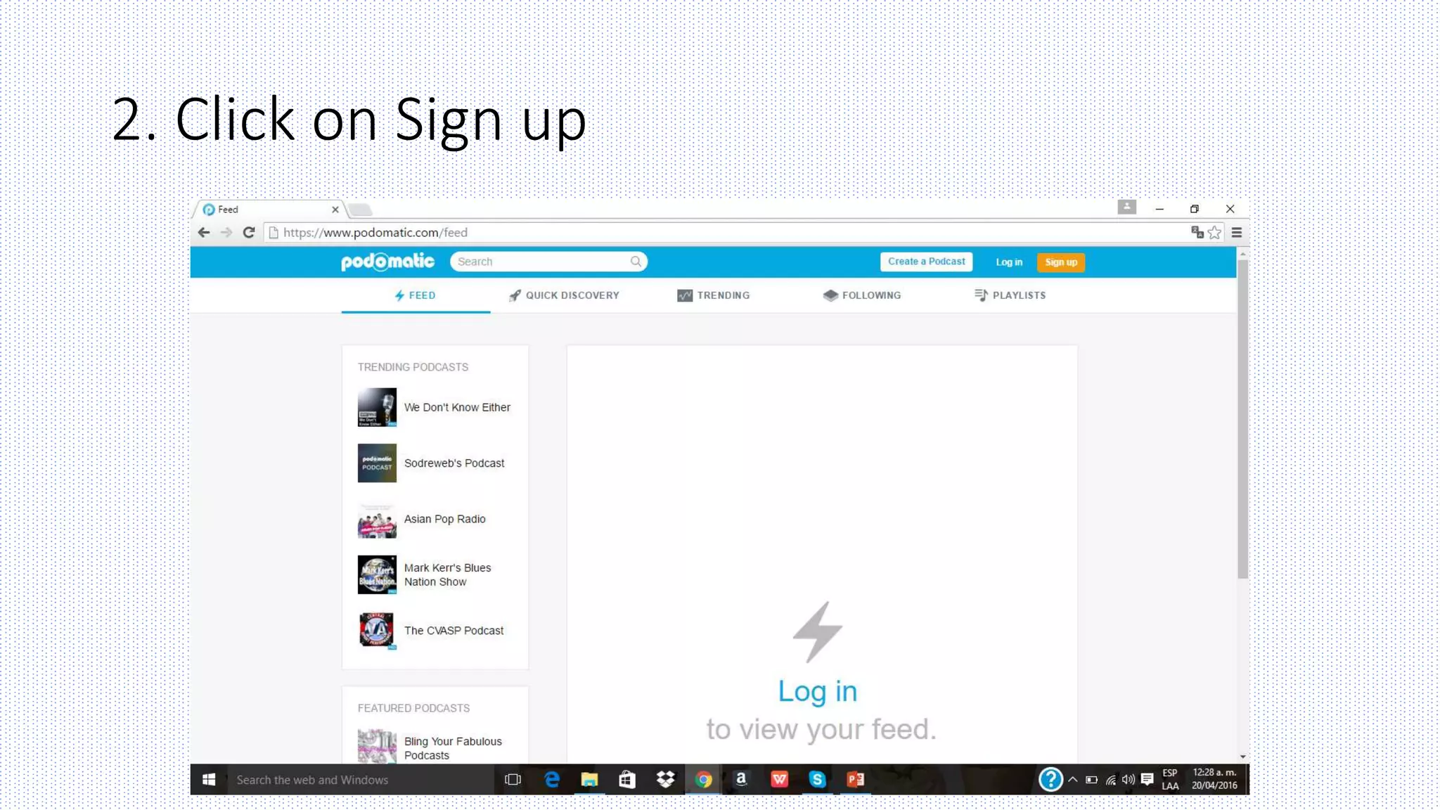 Podomatic | PPTX | Public Radio | Talk Radio