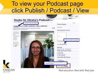 Podomatic tutorial | PPT