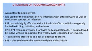 INDUSTRIAL PRODUCTION,ESTIMATION AND UTILIZATION OF PODOPHYLLOTOXIN ...