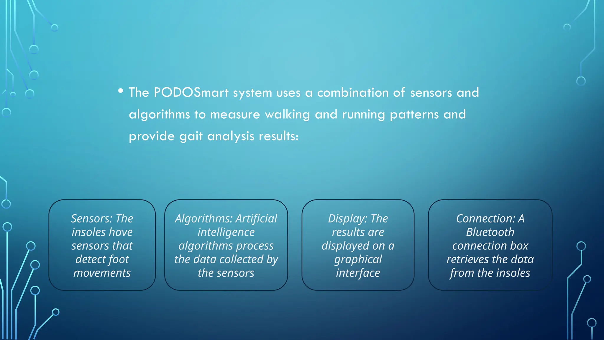 Podo smart a physiotherapy device. It's useful in advance physiotherapy ...