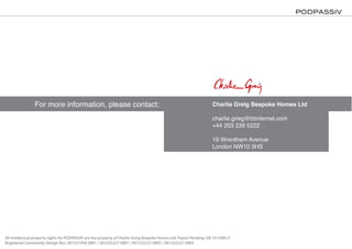 Podpassiv specifications | PPT