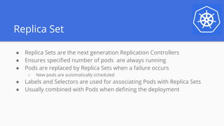 A Closer Look at Kubernetes Pods and Replica Sets | PDF