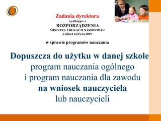 Podstawa programowa kształcenia ogólnego | PPT