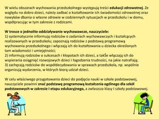 Podstawa programowa wychowania przedszkolnego | PPT