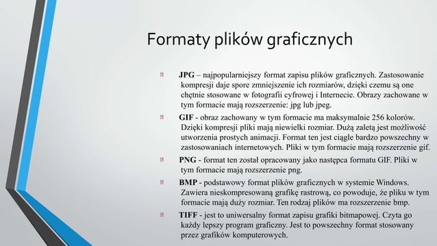 Podstawy grafiki komputerowej | PPTX | Graphics Software | Computer ...