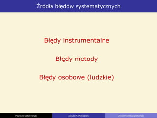 Podstawy statystyki | PPT