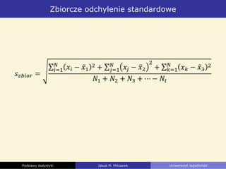 Podstawy statystyki | PPT