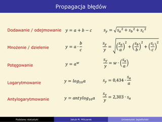 Podstawy statystyki | PPT