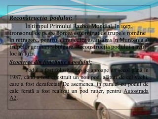 Podul anghel saligny. obiectiv turistic | PPT