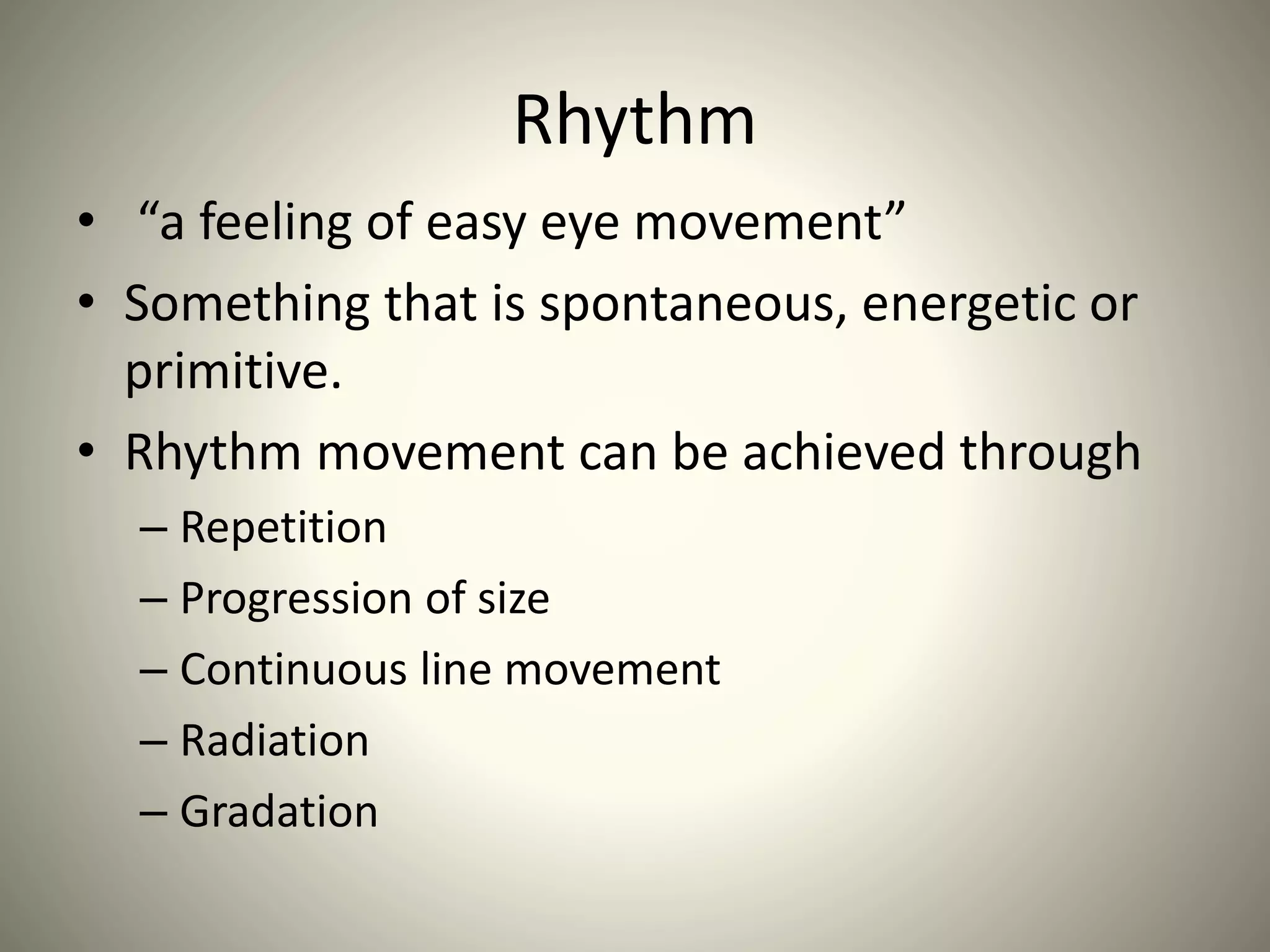 Art Principles of Design | PPTX