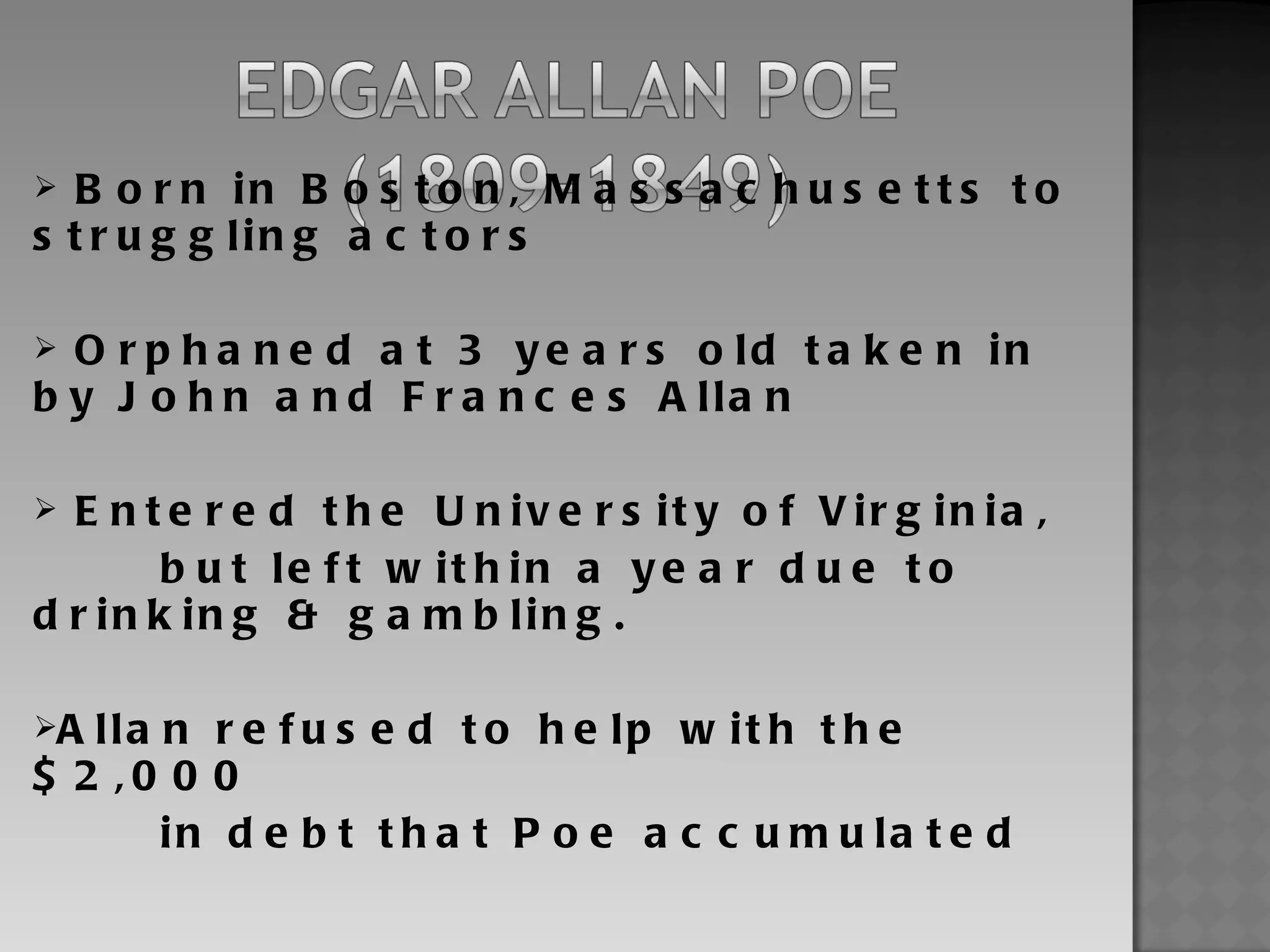 The Raven by Poe | PPT