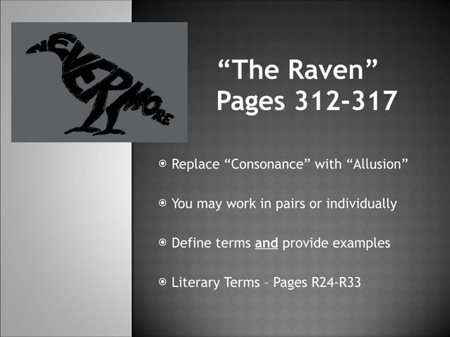The Raven by Poe | PPT