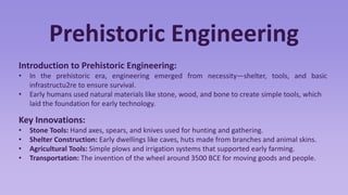 Assignment of Philosophy of engineering on prehistory,medieval and ...