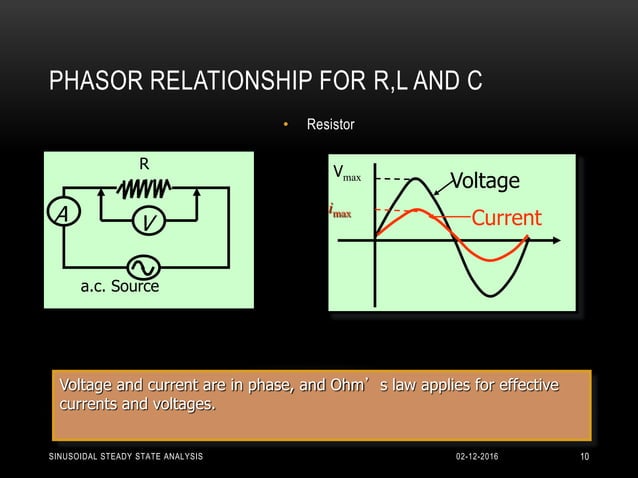Sinusoidal Steady State Ananlysis | PPTX Sinusoidal Steady State Ananlysis | PPTX