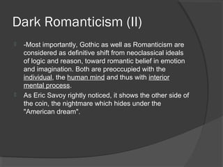 Poe gothic american | PPT