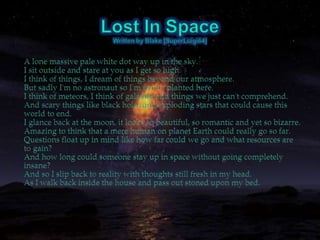 Galaxy Poems | PPTX