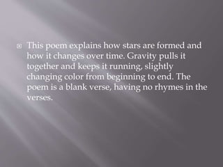 Galaxy Poems | PPT