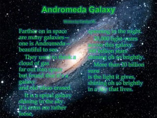 Galaxy Poems | PPT