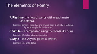 Poem | PPTX | Poetry | Books and Literature