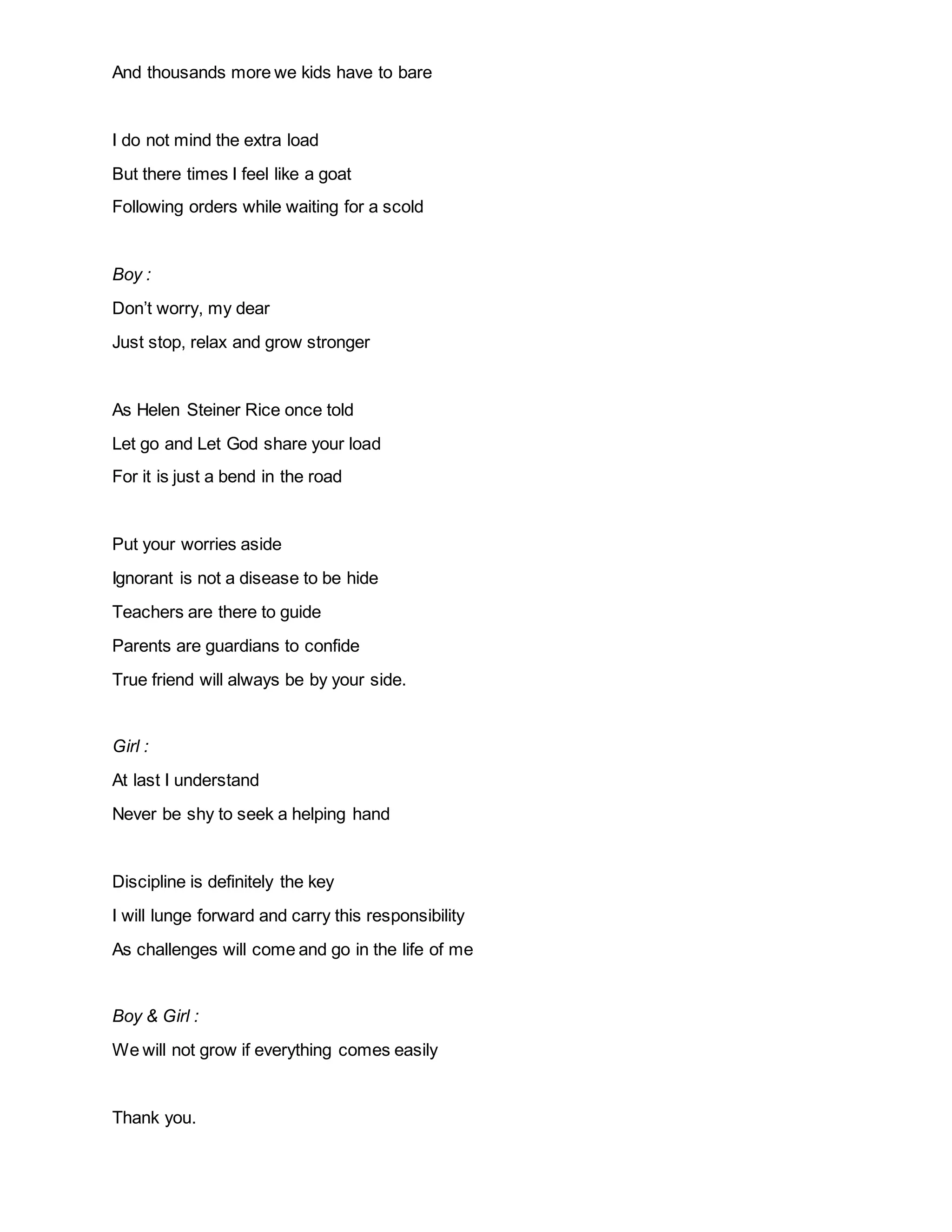 Poem overcoming challenges | DOCX Poem overcoming challenges | DOCX
