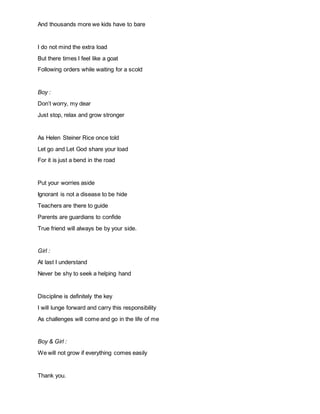 Poem overcoming challenges | DOCX