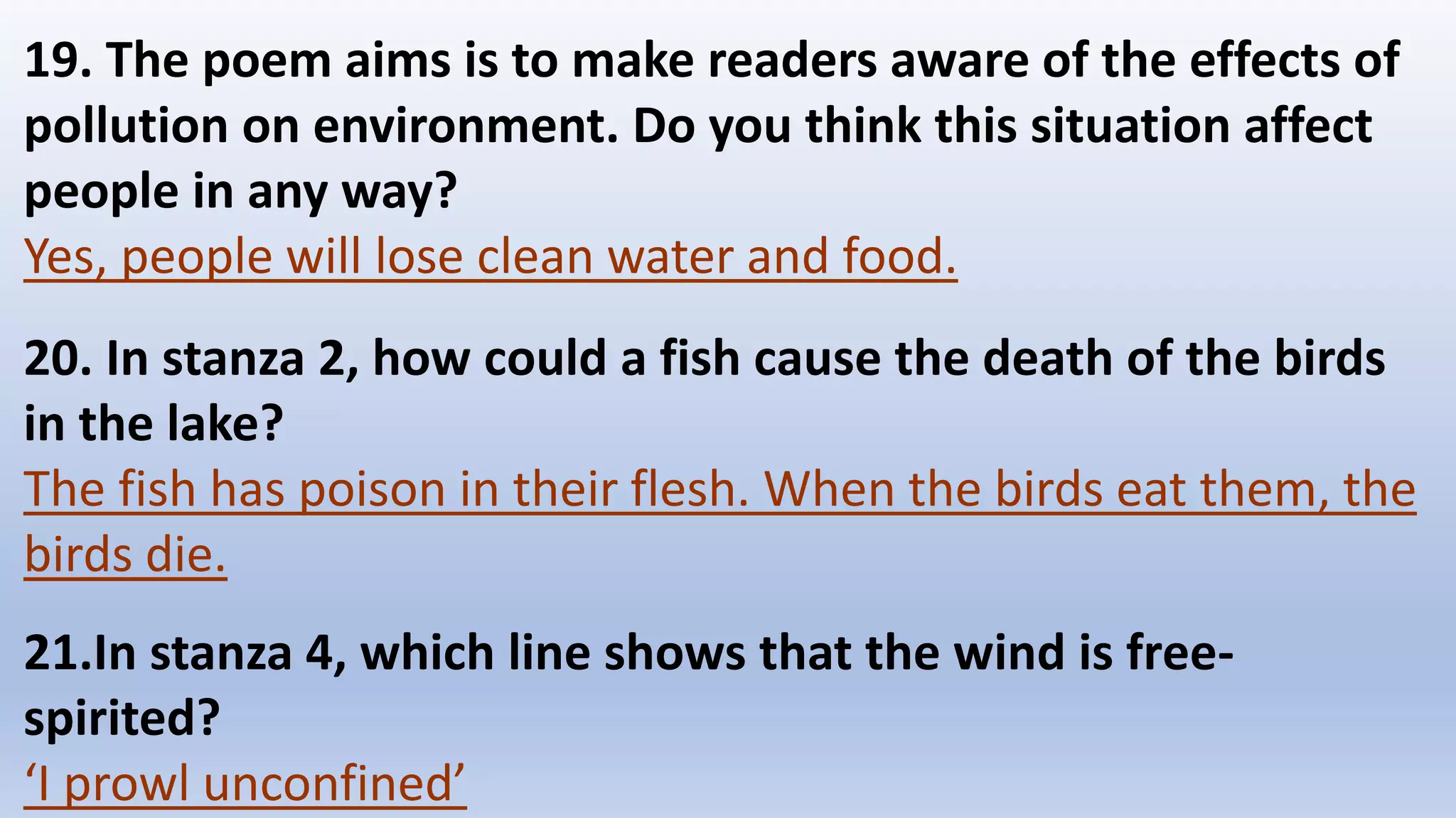 Poem poisoned talk | PPTX