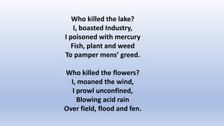 Poem poisoned talk | PPTX