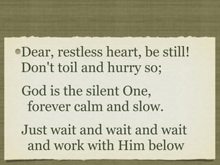 Restless Ones | PPT | Christianity | Religion & Spirituality