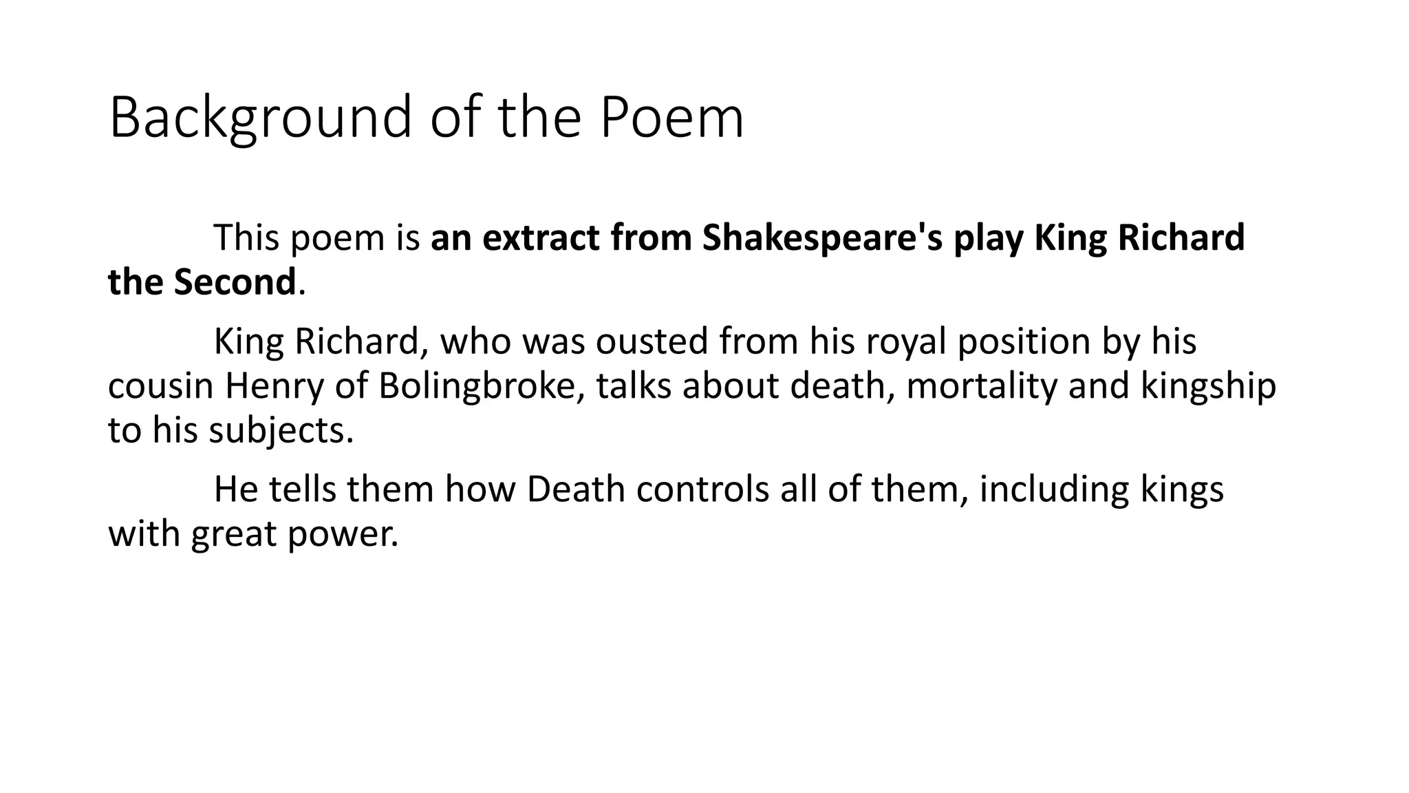 Poem - The Hollow Crown.pptx