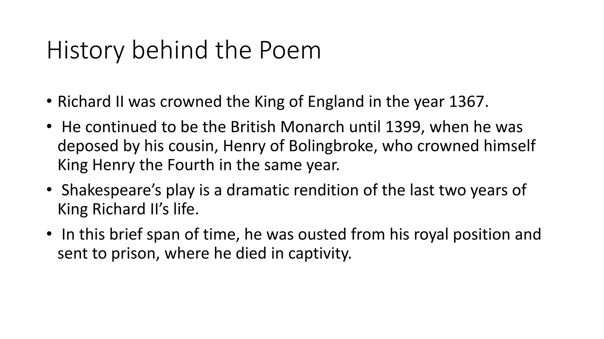 Poem - The Hollow Crown.pptx