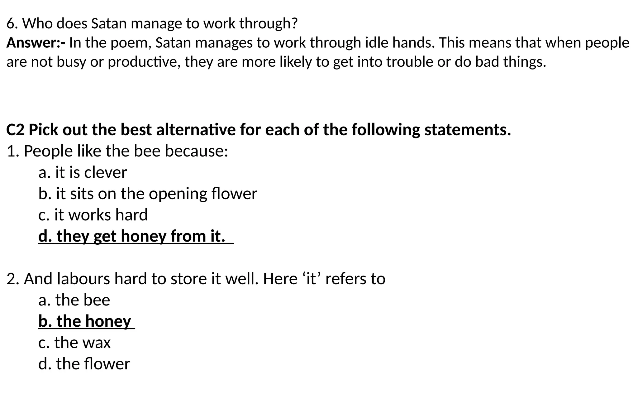 POEM - THE LITTLE BUSY BEE - Issac Watts.pptx