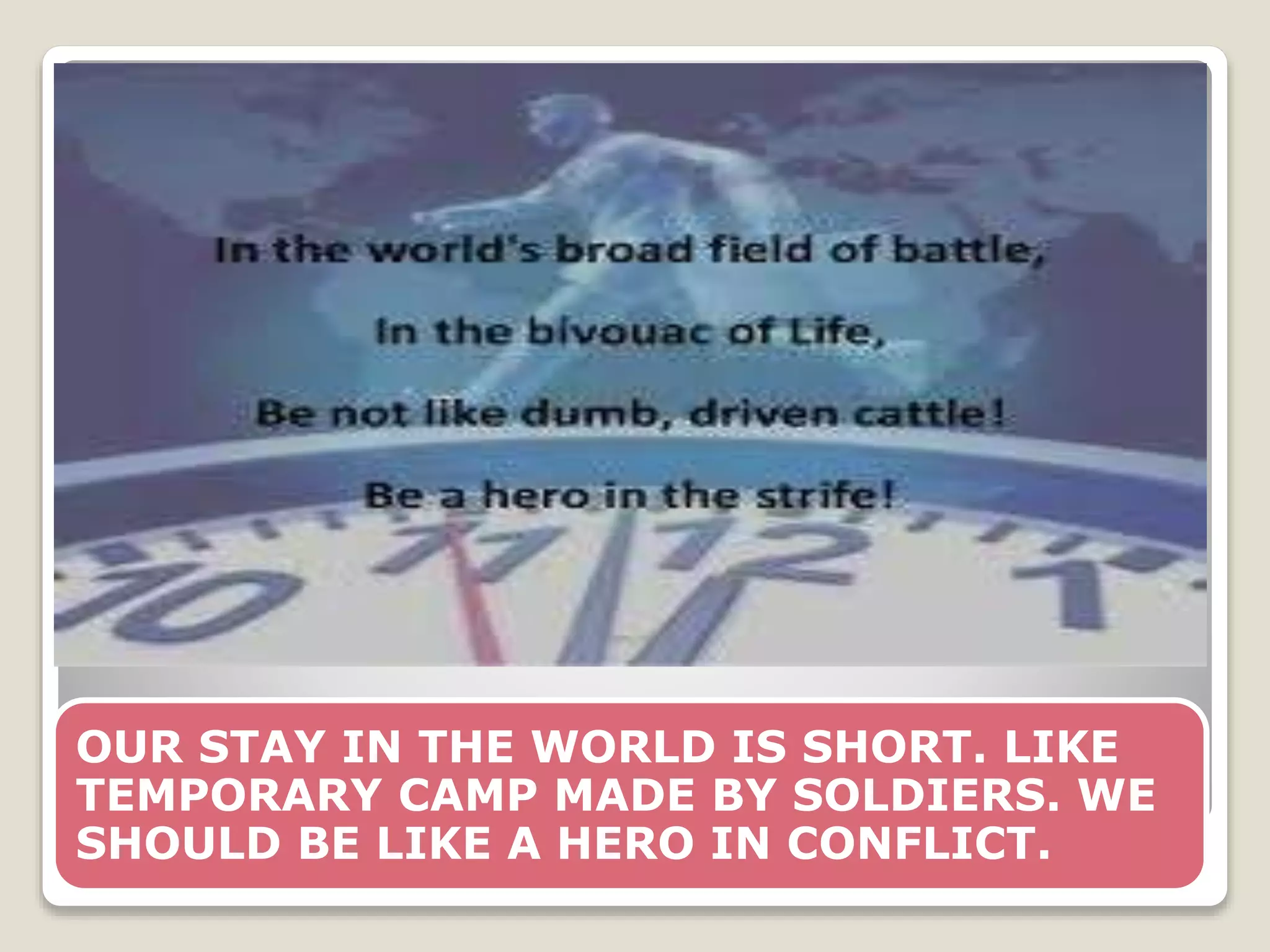 A PSALM OF LIFE - H.W.LONGFELLOW | PPT | Free Download