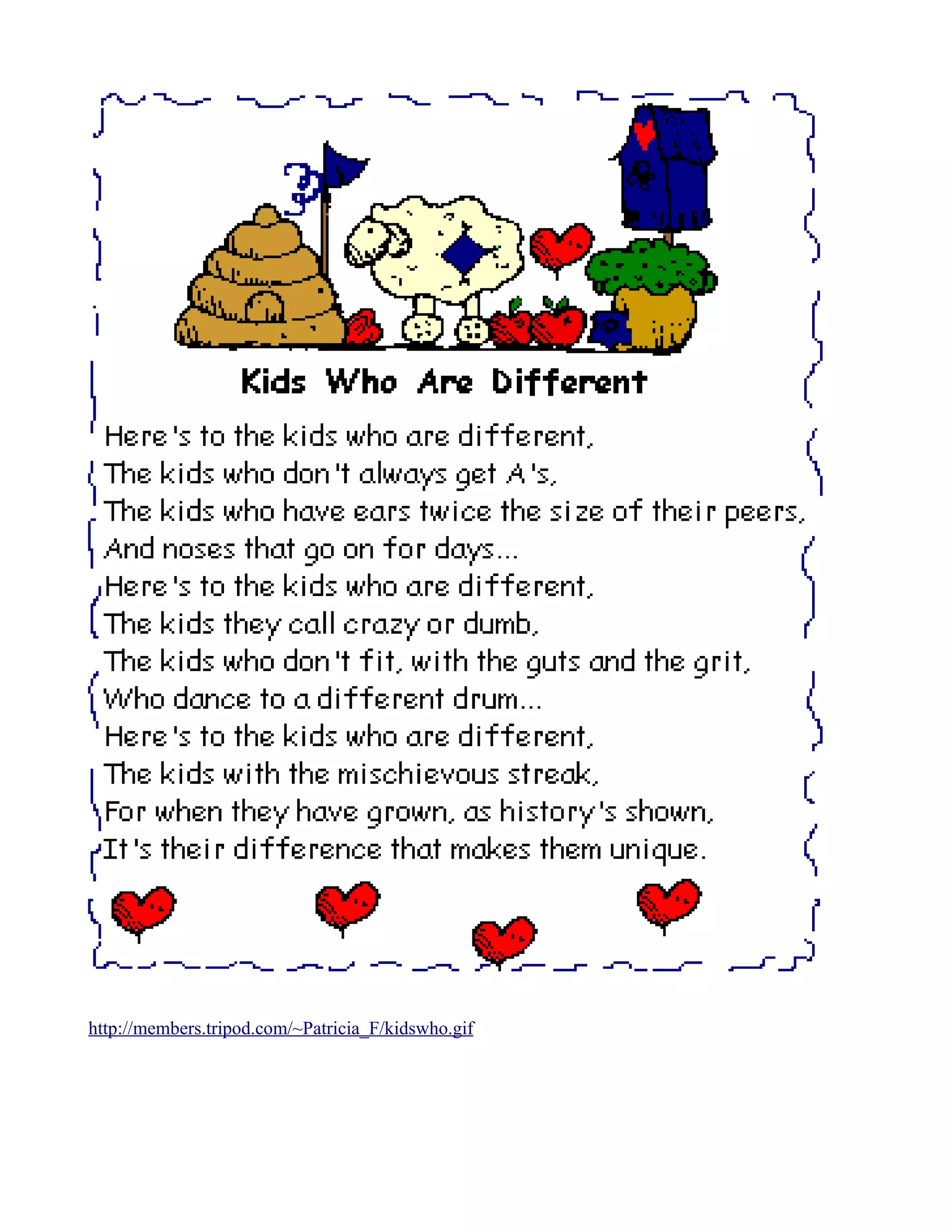 Teacher's Poem | ODT