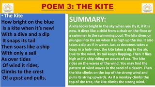 Poem2. the kite | PPTX