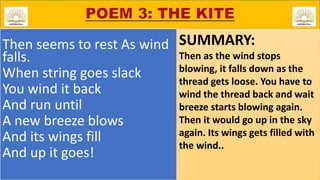 Poem2. the kite | PPTX