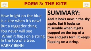 Poem2. the kite | PPTX