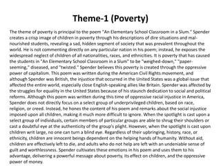 Poem 2 an elementary school classroom in a slum | PPTX