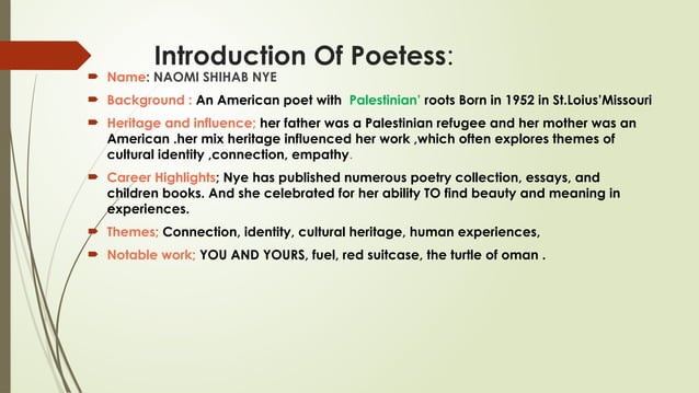 modern poem Supple cord in depth analysis | PPT