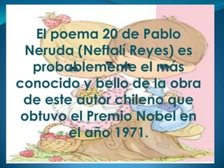 Poema 20 | PPTX