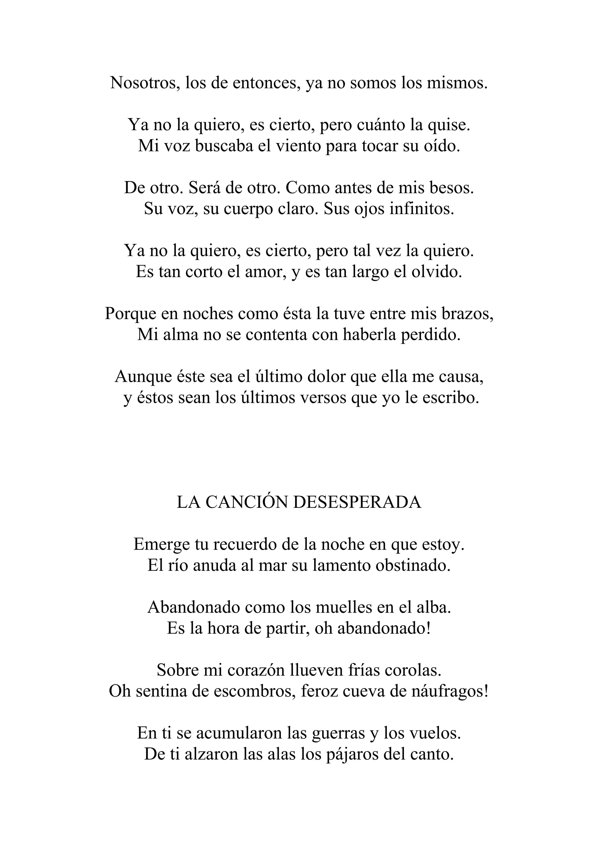 Poemas letras | PDF