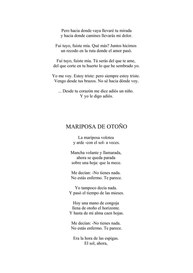Poemas letras | PDF