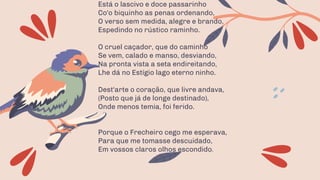 "Está o lascivo e doce passarinho " de Luís Vaz de Camões | PPTX