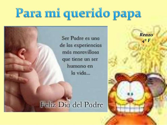 Poemas Día del padre 4º F - Prof. Sonia Flores